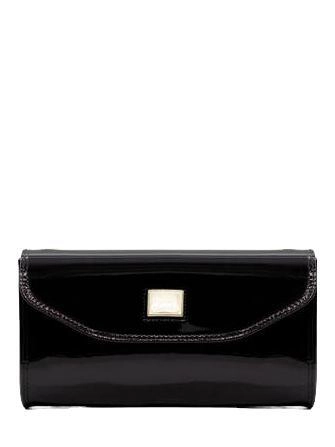 CAVALINHO Patent Leather Clutch Shoulder Bag - Black