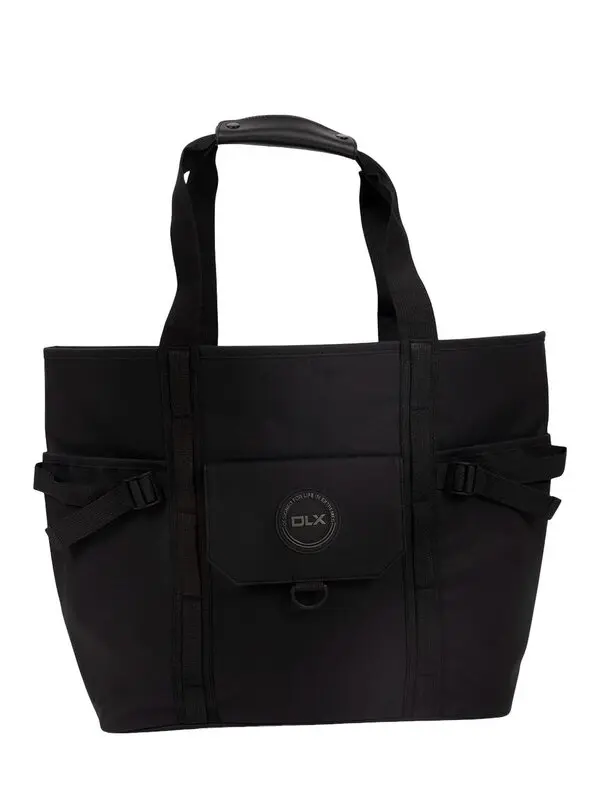 TRESPASS Vexis Dlx Tote Bag With Multiple Compartments And Pockets - Black