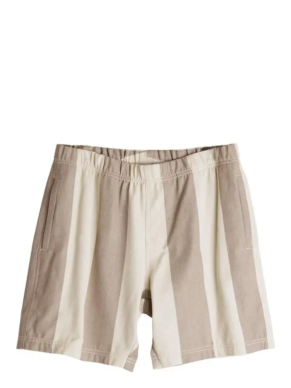 KAVU Seaboard Striped Shorts - Sandshell