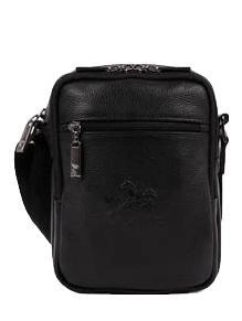 CAVALINHO El Cavaleiro 128 Leather Traveler Crossbody Bag - Black