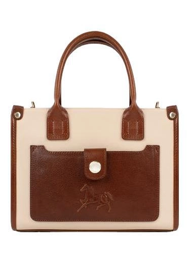 Cavalinho Horse Handbag - Camel Brown/beige