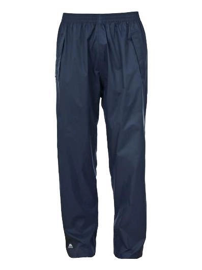 TRESPASS Adults Waterproof Qikpac Pants - Dark Navy