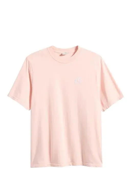 MALBON Bermuda Playa Graphic Cotton T-shirt - Rosy Touch