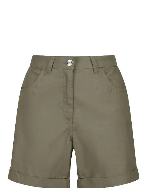REGATTA Pemma Cotton Shorts - Four Leaf Clover