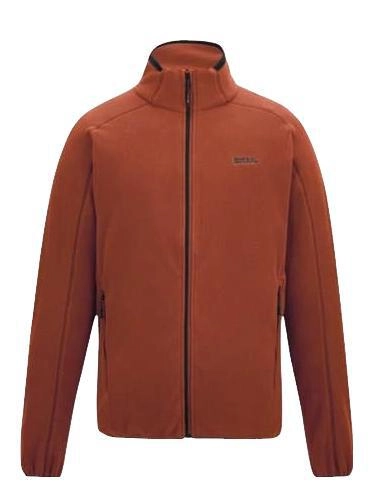 REGATTA Full Zip Fleece Jacket With Standing Collar - Brick