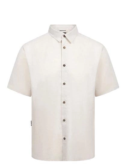 TRESPASS Suntan Short-sleeved Shirt - Soft Stone