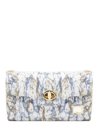 CAVALINHO Gallop 535 Patent Leather Clutch Shoulder Bag - Blue/white