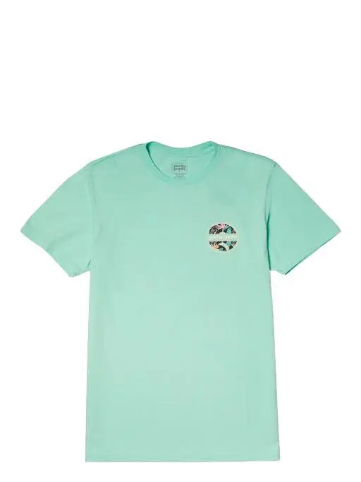 PARTY PANTS Sweet Leaf Graphic T-shirt - Chalky Mint