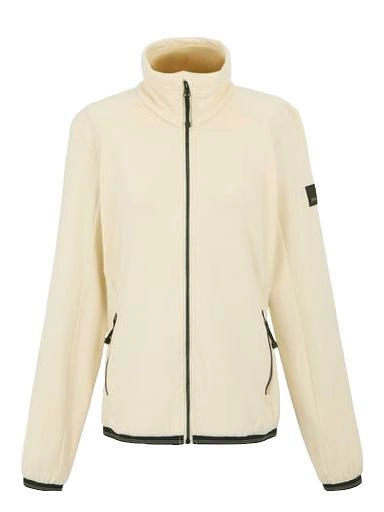 REGATTA Bayhill Zip-up Fleece Jacket With Stand Collar And Long Sleeves - Light Vanilla