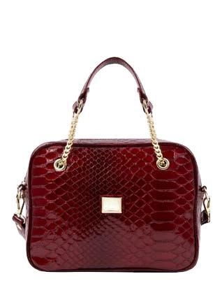 CAVALINHO Gallop Patent Leather Handbag - Red