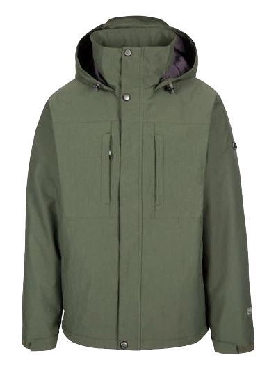 TRESPASS Discott Waterproof Jacket With Hood - Ivy