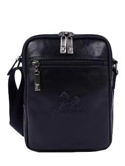 CAVALINHO The Sailor 128 Leather Traveler Crossbody Bag - Navy