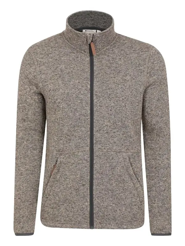 Mountain Warehouse Idris Iii Full Zip Fleece Jacket - Beige