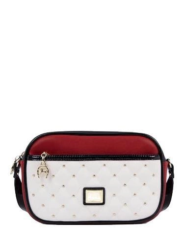 CAVALINHO Craft 511 Quilted Studded Crossbody Bag - Navy/red