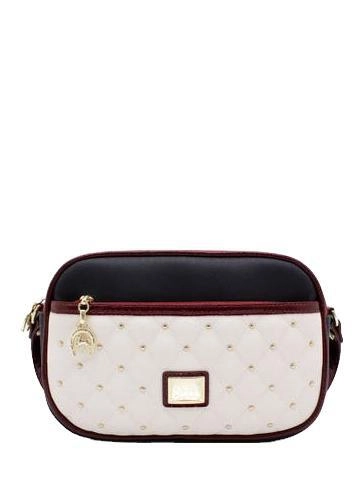 CAVALINHO Craft 511 Quilted Studded Crossbody Bag - Navy/white/red