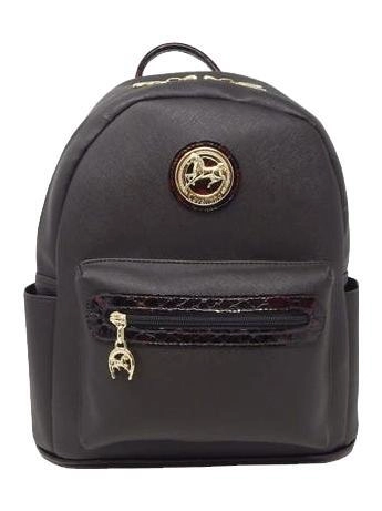 CAVALINHO Cherry Blossom 392 Leather And Canvas Backpack - Brown