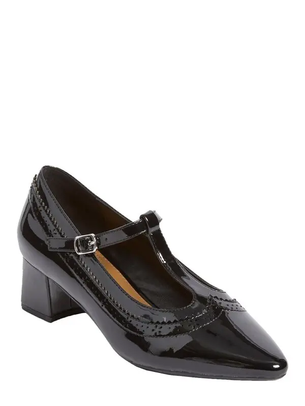 COMFORTVIEW The Gia Mary Jane Shootie - Black