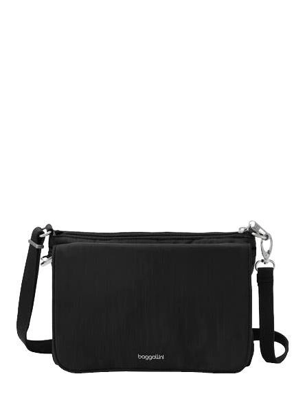 BAGGALLINI Securtex Journey Anti-theft Crossbody Bag - Black