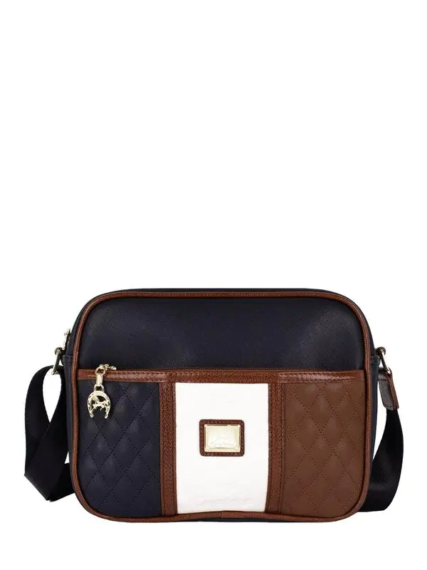 CAVALINHO Sublime 324 Crossbody Bag - Navy/white/brown