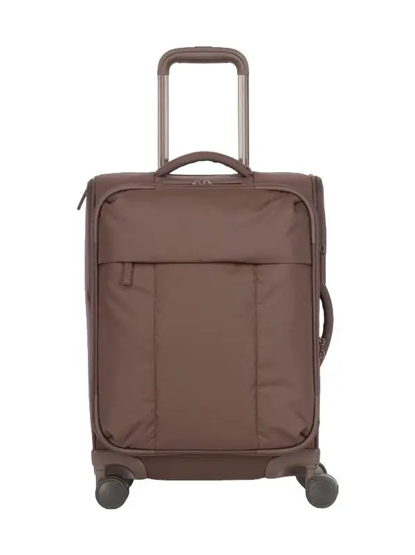 CALPAK 21-inch Soft Side Spinner Carry-on Suitcase - Walnut