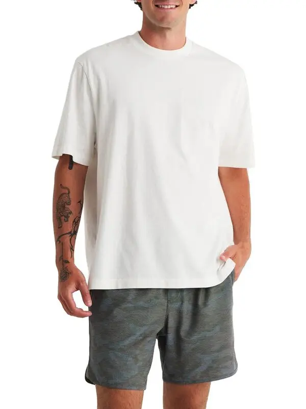 FREE FLY Heavy Cotton Relaxed T-shirt - Bone
