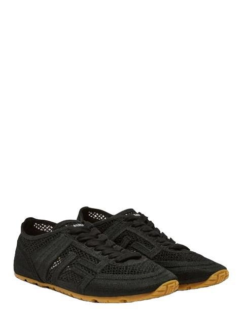Balmain Racer Macramé Sneakers - Black