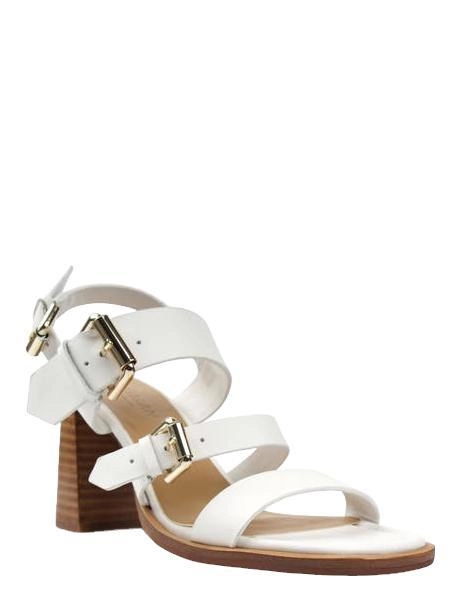 ARTISAN CRAFTED BY ZIGI Billey Slingback Sandal With Stacked Heel - White Leather