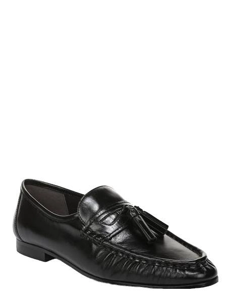 Sam Edelman Lana Tassel Loafer - Black Leather