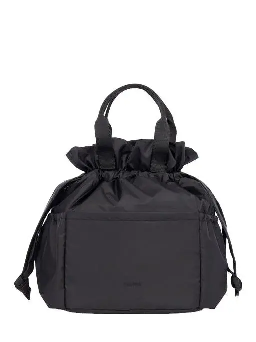 CALPAK Insulated Lunch Bag With Drawstring Closure - Black