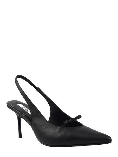 ZIGI Bombay Slingback Pointed Toe Pump - Black Leather