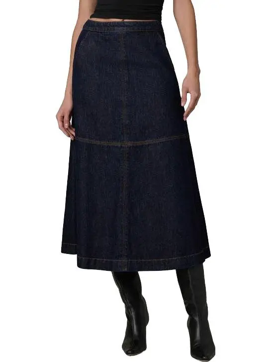 Joe's Jeans Tavi Denim Midi Skirt - Eminent