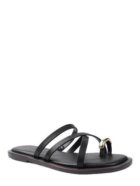ARTISAN CRAFTED BY ZIGI Berlinn Slide Sandal - Black Leather