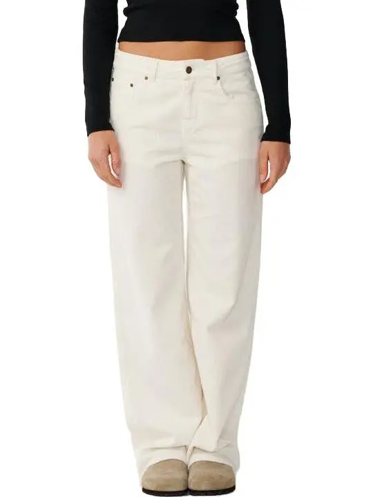 Rip Curl Aggie Relaxed Corduroy Pants - Bone