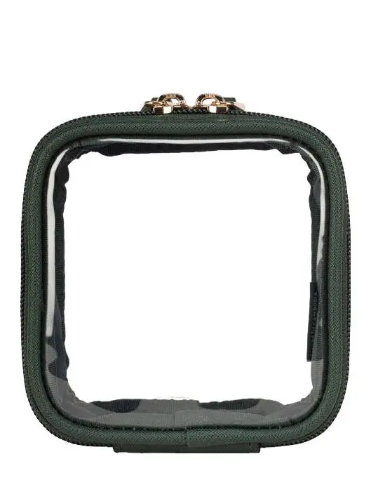 CALPAK Tiny Clear Cosmetics Case - Emerald