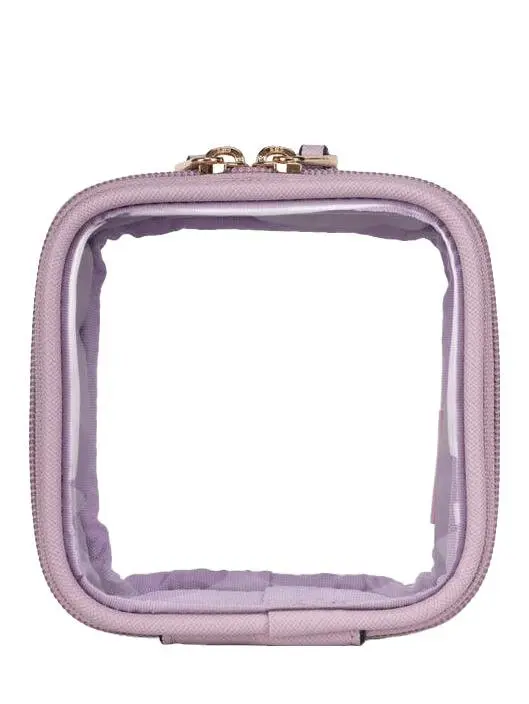 CALPAK Tiny Clear Cosmetics Case - Lavender