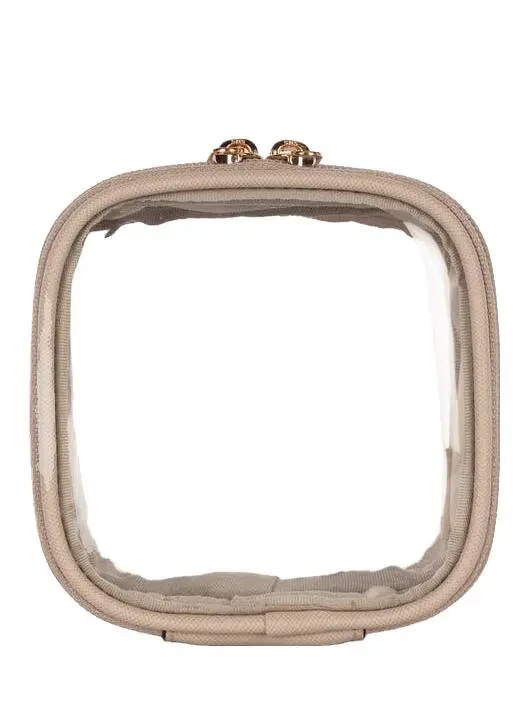 CALPAK Tiny Clear Cosmetics Case - Stone