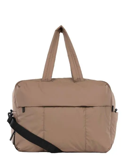 CALPAK Luka Large Padded Duffel Bag With Shoe Compartment - Chocolate