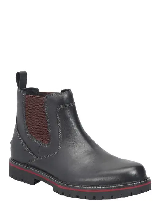 ALIGN Rangley Water Resistant Suede Chelsea Boots - Black