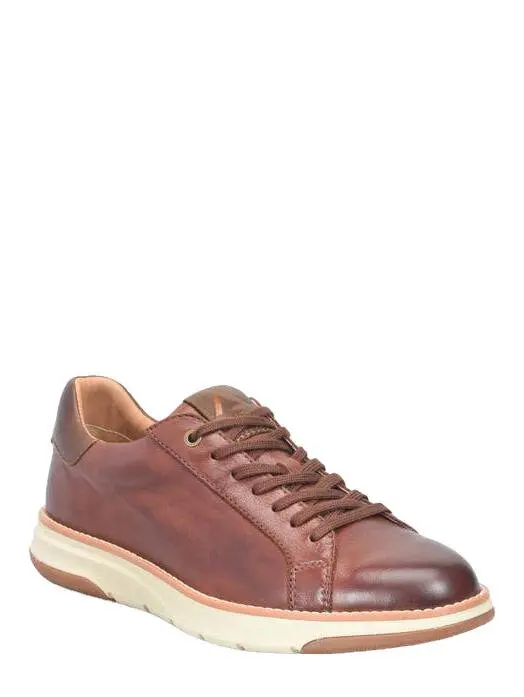 ALIGN Shaw Low Top Leather Sneakers - Brandy