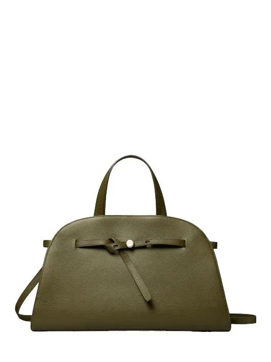 Tory Burch Romy Leather Satchel - Leccio