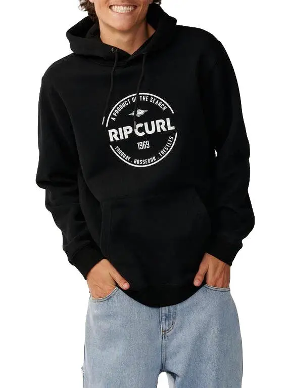 Rip Curl Staple Fleece Hoodie - Black