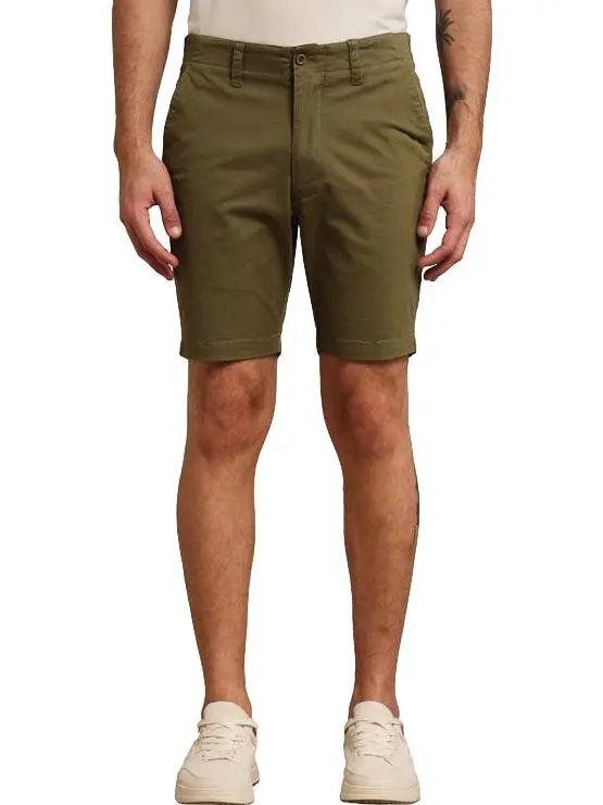 MEMBERS ONLY Stretch Cotton Chino Short - Olive