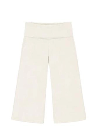 ODDLI Cropped Gaucho Trousers - Cream