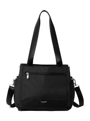 BAGGALLINI Modern All Time Satchel - Black