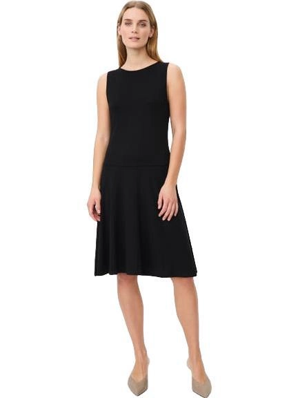 MASAI COPENHAGEN Sleeveless Flared Midi Dress - Black