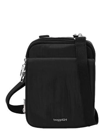 BAGGALLINI Securtex Journey Anti-theft Mini Crossbody - Black