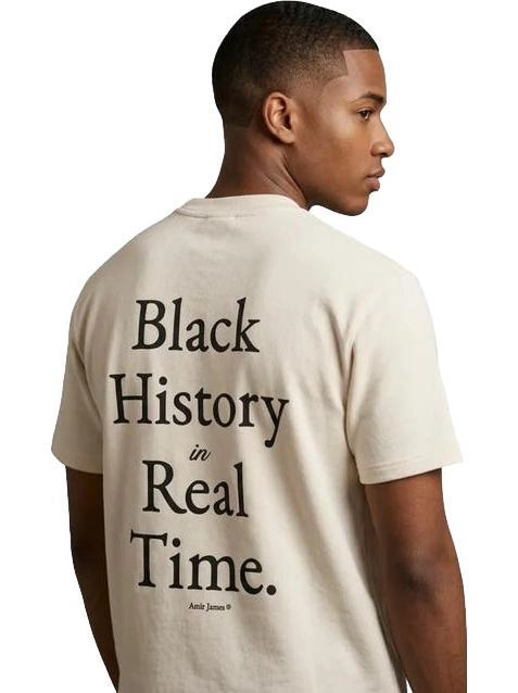 AMIR JAMES CLOTHIERS History Tee - Beige