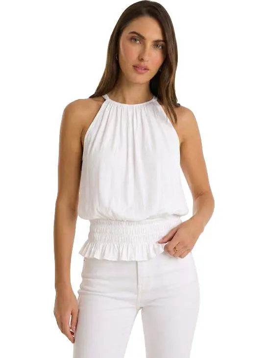 THE NOLI SHOP Betsy Halter Top - White