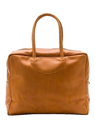 RAVEN + LILY Bonnell Leather Travel Bag - Cuoio
