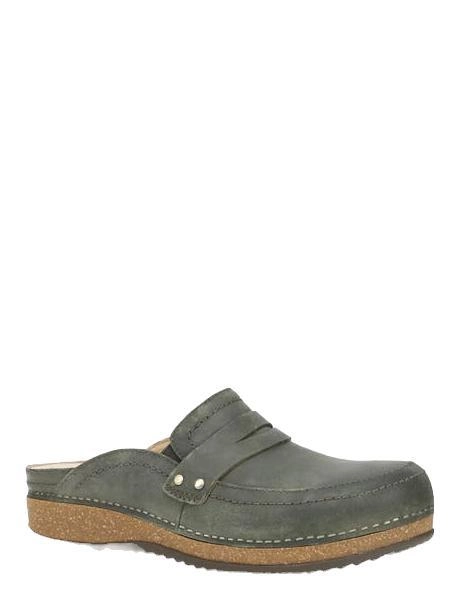 Dansko Maggy Penny Loafer Platform Clog - Olive